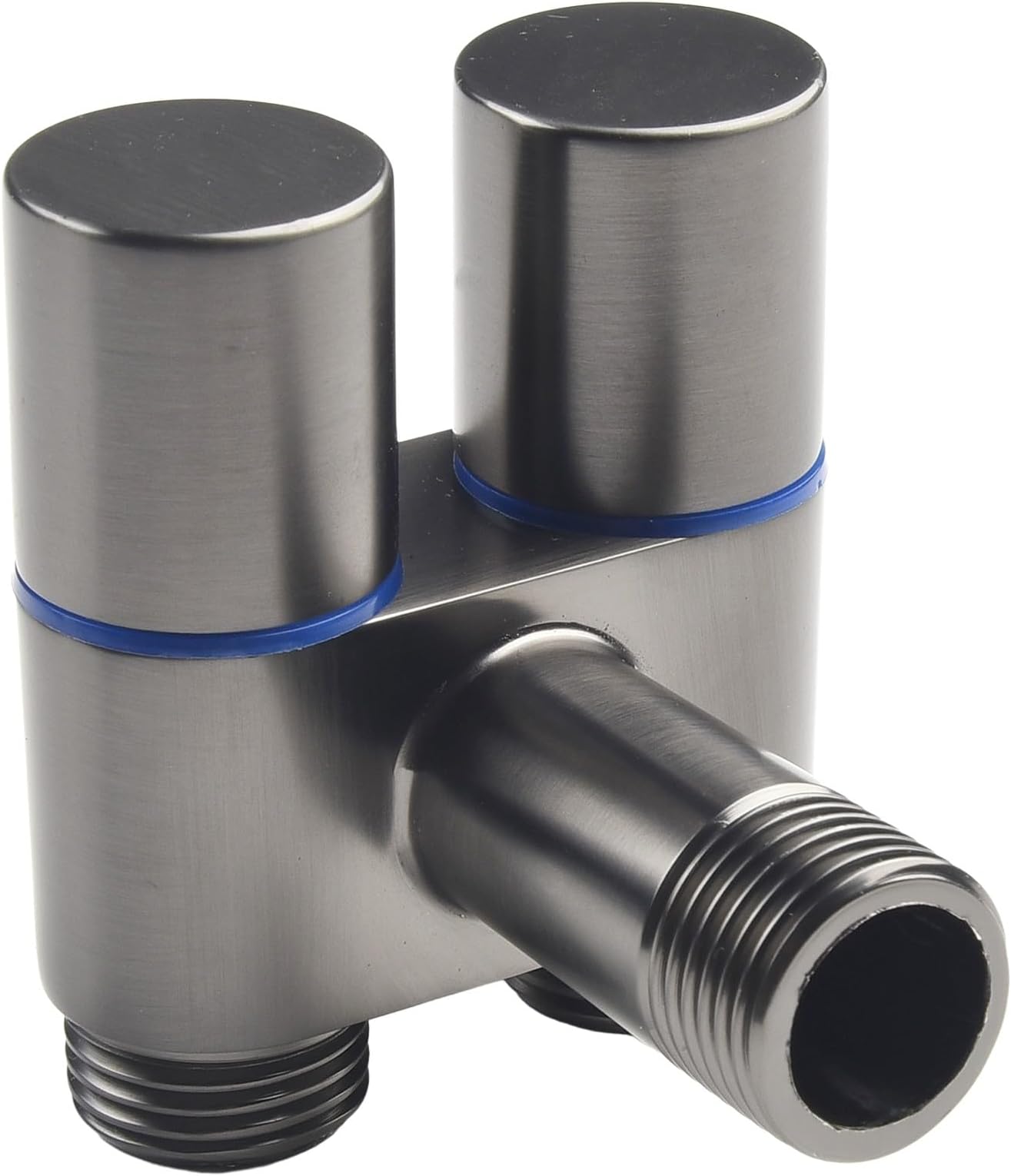 Doppelsteuerungs-Eckventil, G1/2 2,5 cm, zwei Ausgänge, Doppelsteuerung ...