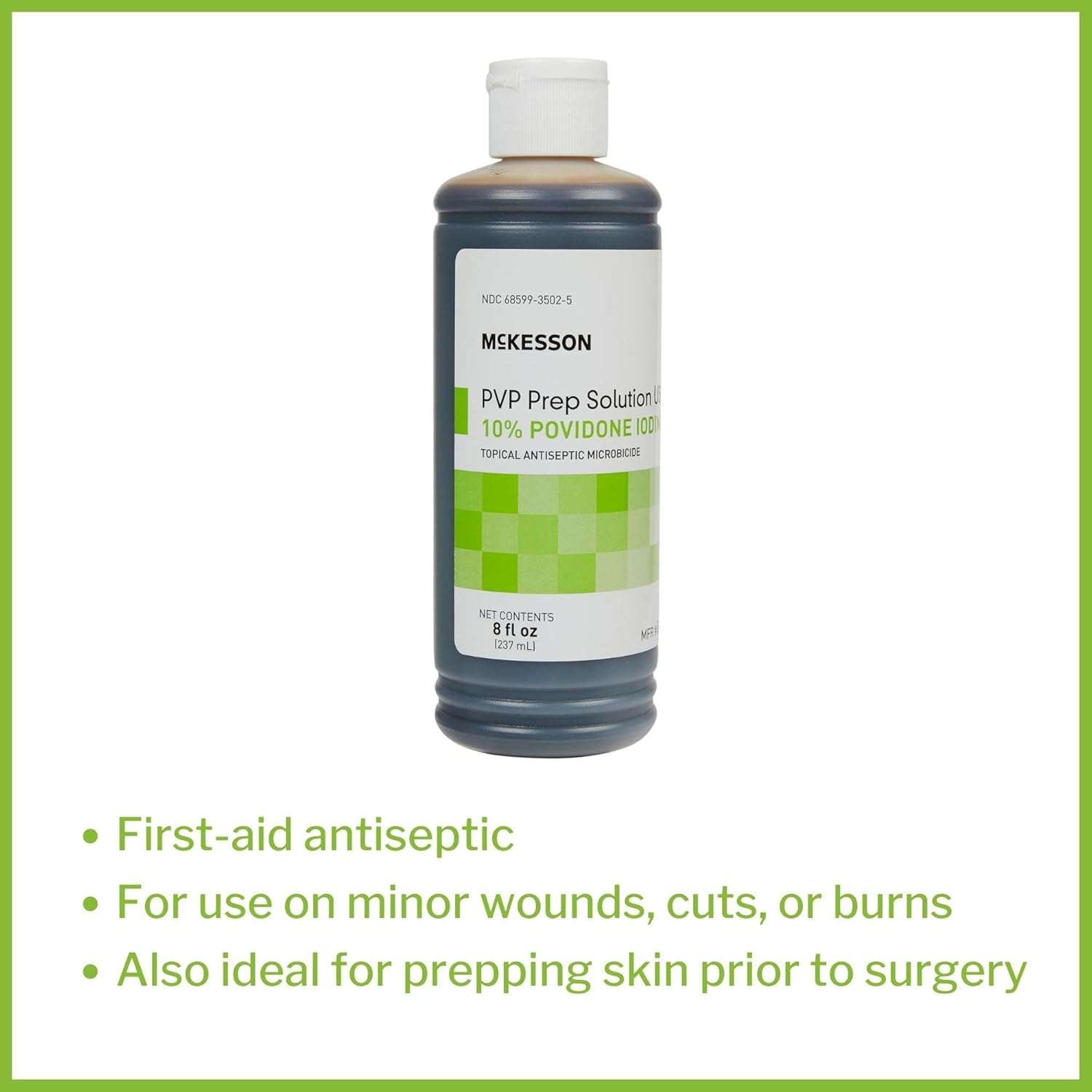 McKesson PVP Prep Solution USP 10 povidona-yodo 8 onzas 24 unidades ...