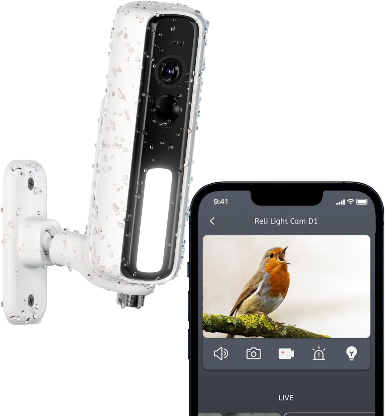 Amazon.com: RELI Birds Camera Outdoor Wireless with 5-Month Battery ...