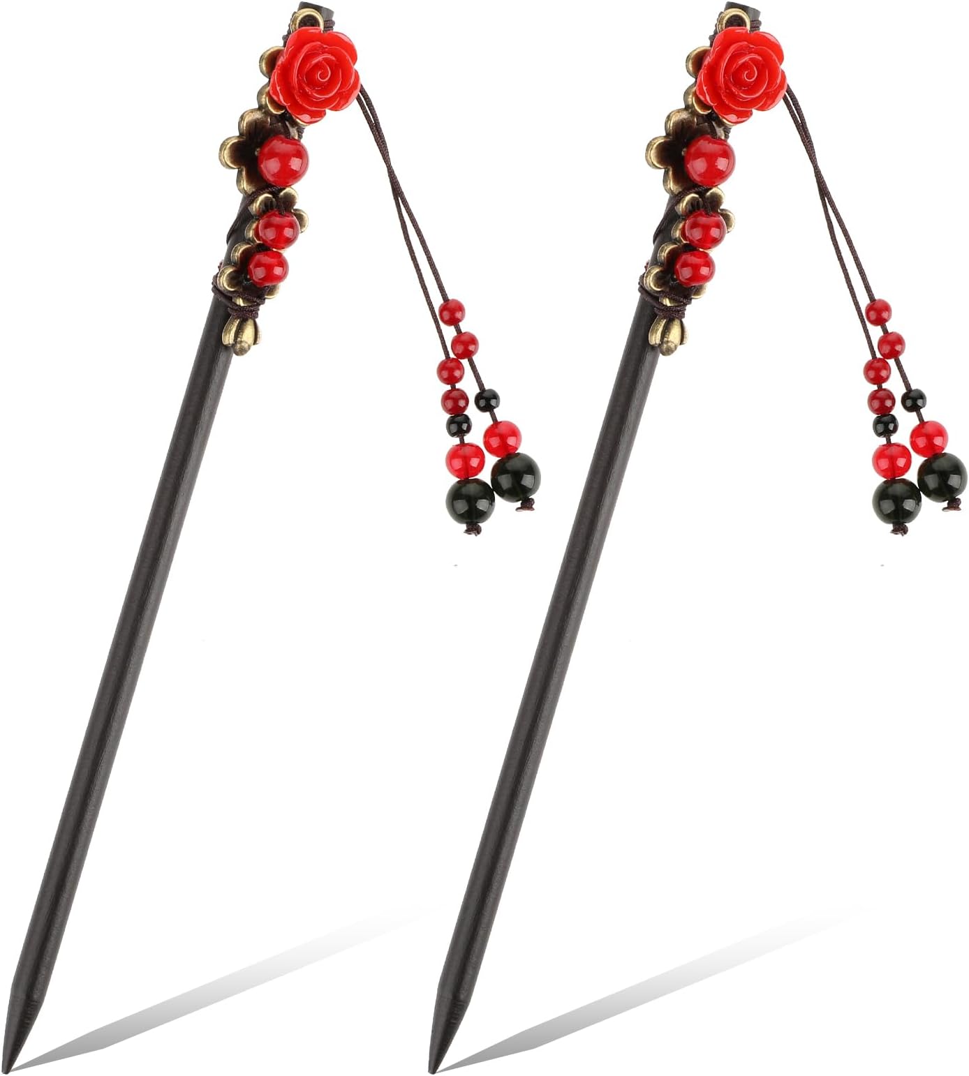 Amazon.com : 2 Pack Chinese Hair Sticks Chinese Hair Pins Hair ...