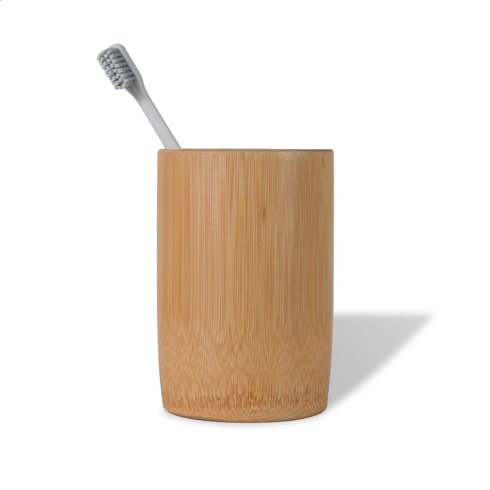 Amazon.com: ABBI NIMO Bamboo Toothbrush Holder for Bathroom Countertop ...