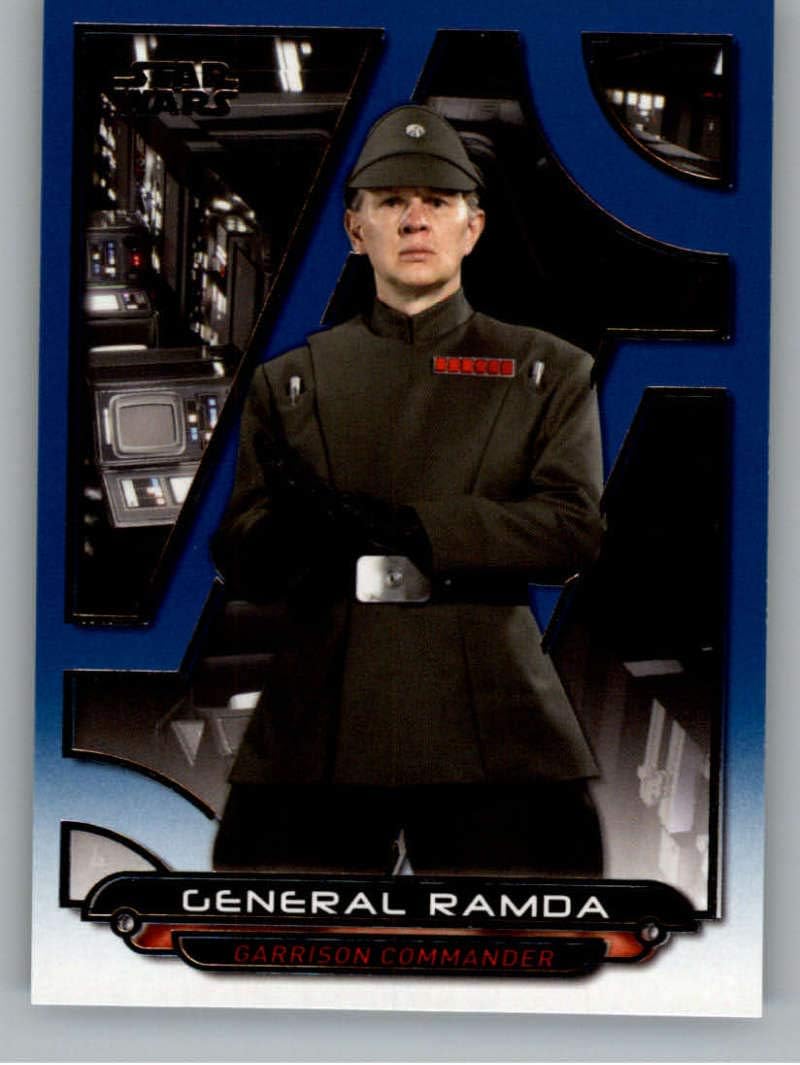 Amazon.com: 2018 Topps Star Wars Galactic Files Blue #RO-38 General ...