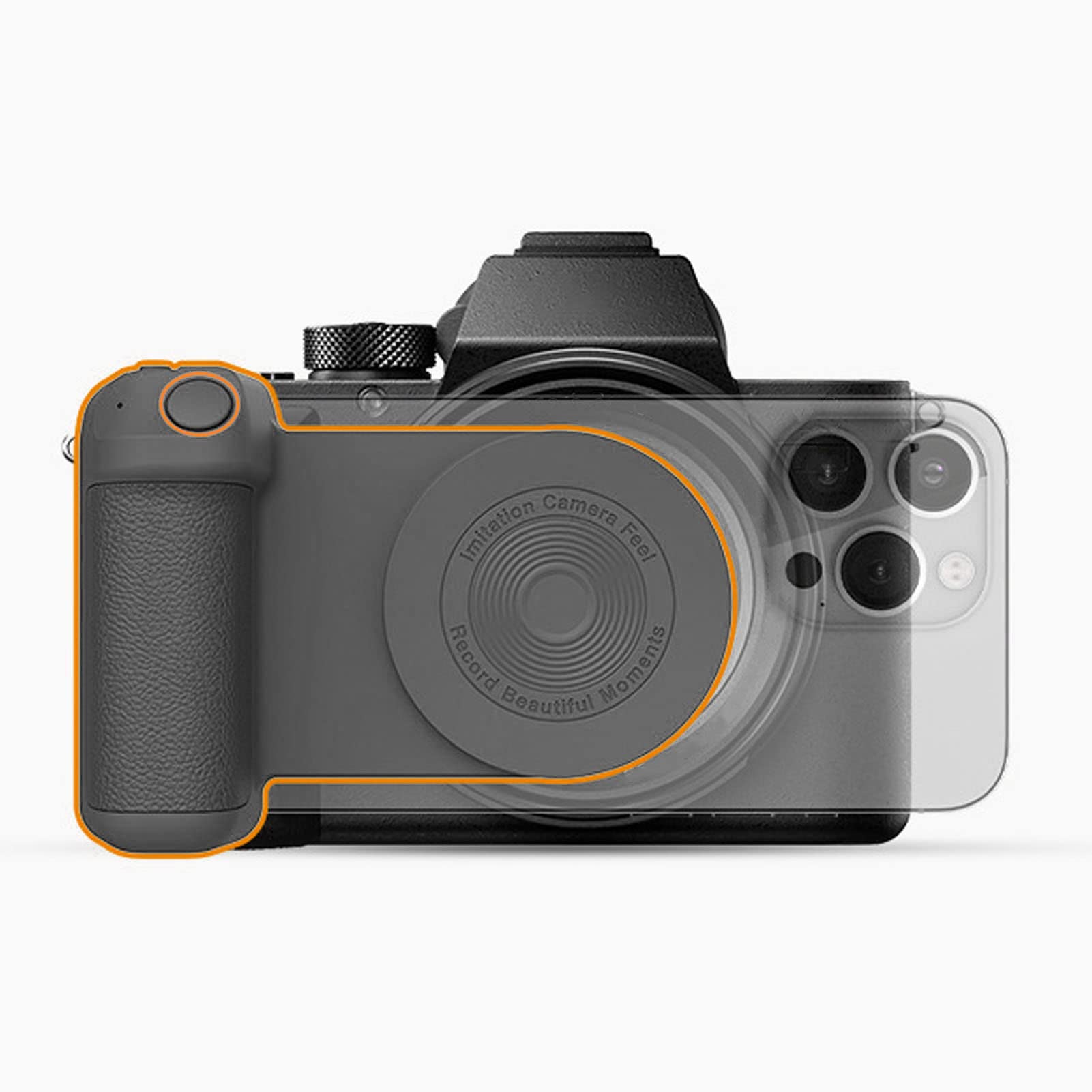 Amazon.com: Magnetic Smartphone Handle Grip, Phone Camera Grip Handle ...