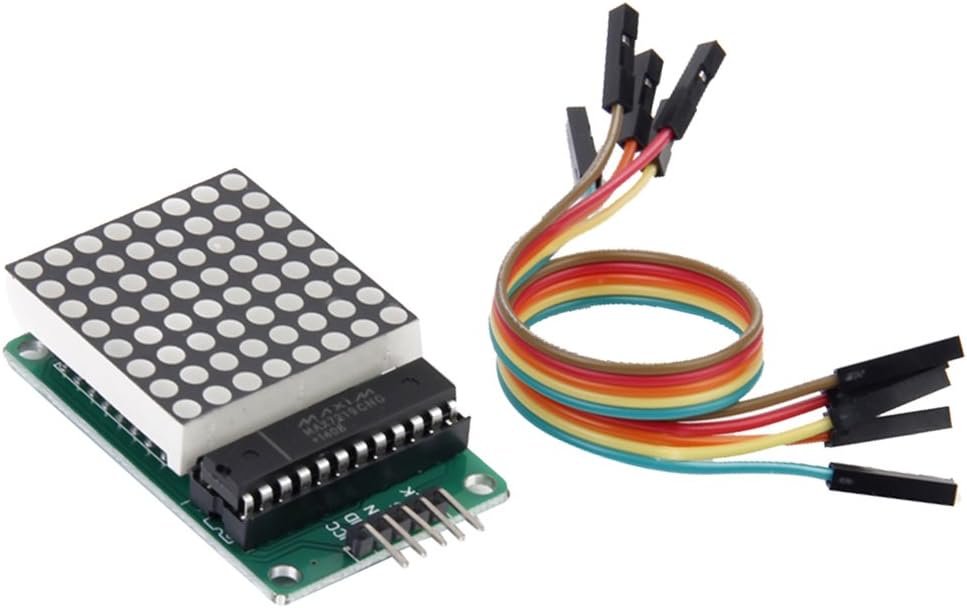 Max7219 Dot Matrix Module Mcu Control Led Display Diy Kit For Arduino Electronics