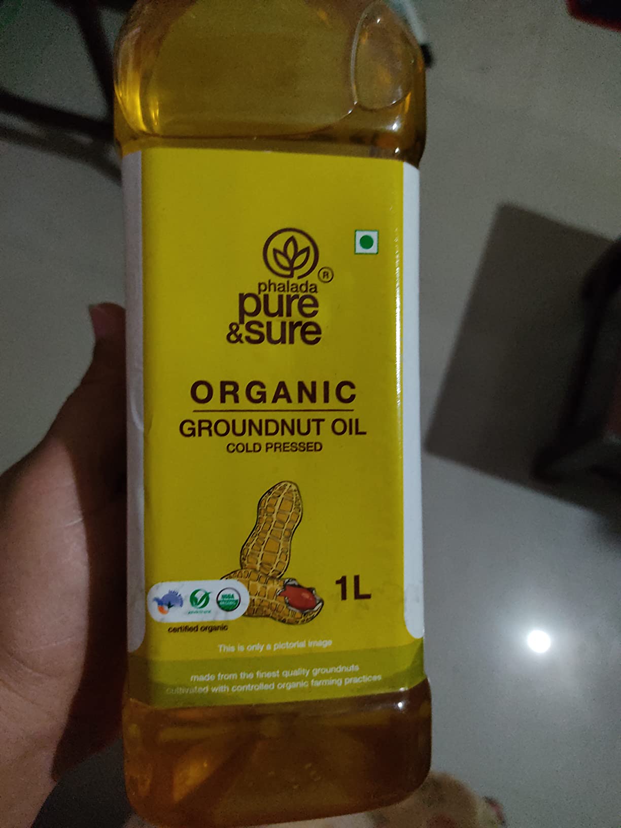 Phalada Pure & Sure Organic Groundnut Oil | Healthy Groundnut Oil For ...