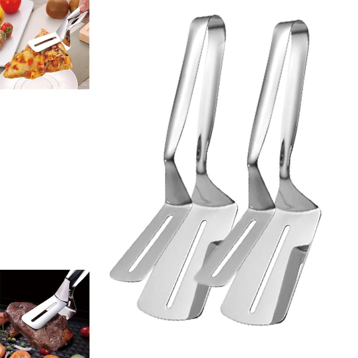 Amazon.com: Hoarselpse Stainless Steel Grill Clamp, HoarselpseDouble ...