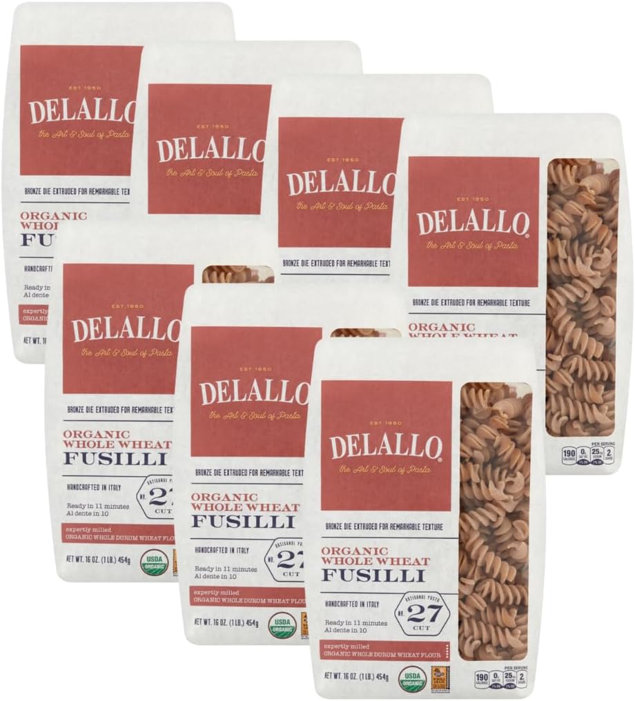 Amazon.com : DeLallo Whole Wheat Elbow Macaroni Pasta, 1 Pound Bag, 7 ...