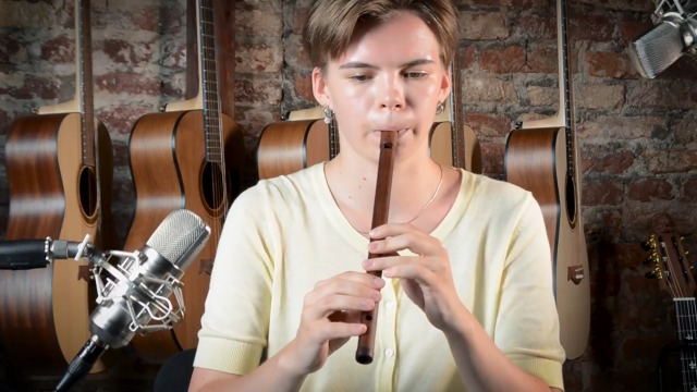 Key Of D Wooden Whistle VDC-01 Great Sound Hand Carved Stabilized Wood ...