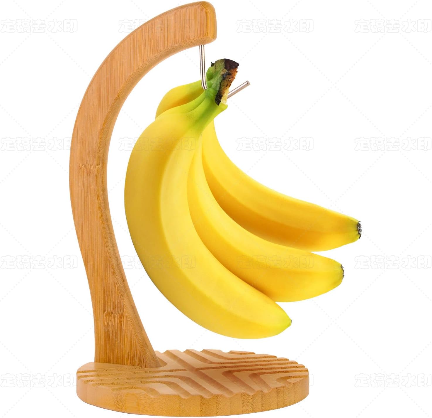Amazon.com: Casabene Bamboo Banana Hanger, Banana Stand, Banana Holder ...