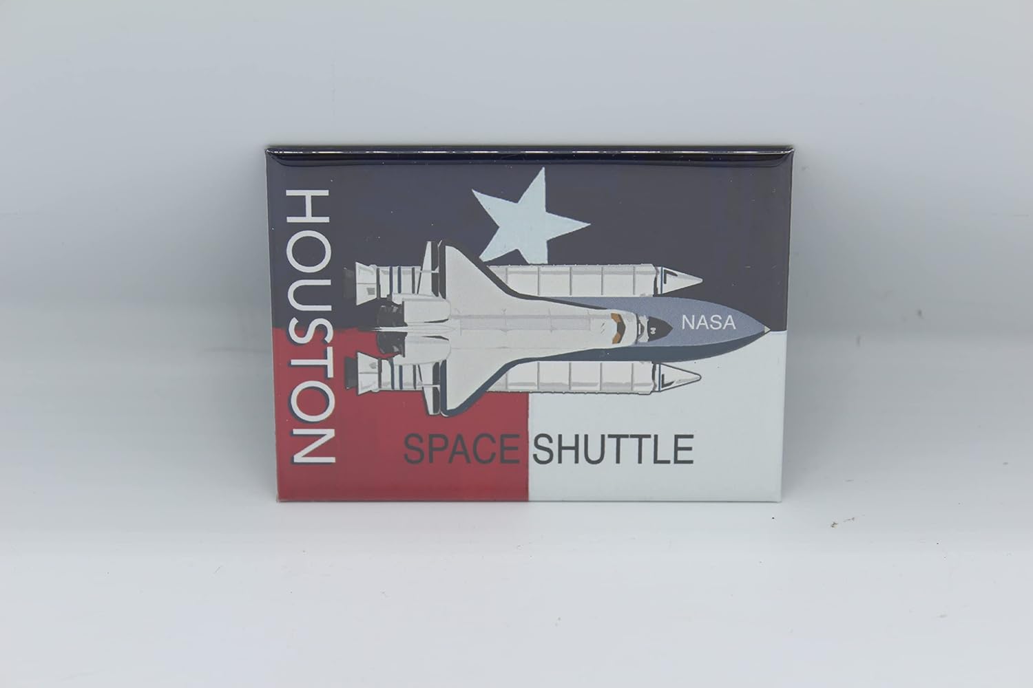 Amazon.com: NASA Space Shuttle on Texas Flag Refrigerator Magnet ...