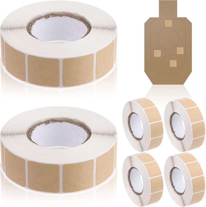 Amazon.com : Yiphates 6000Pcs/6 Rolls Square Target Pasters Self ...