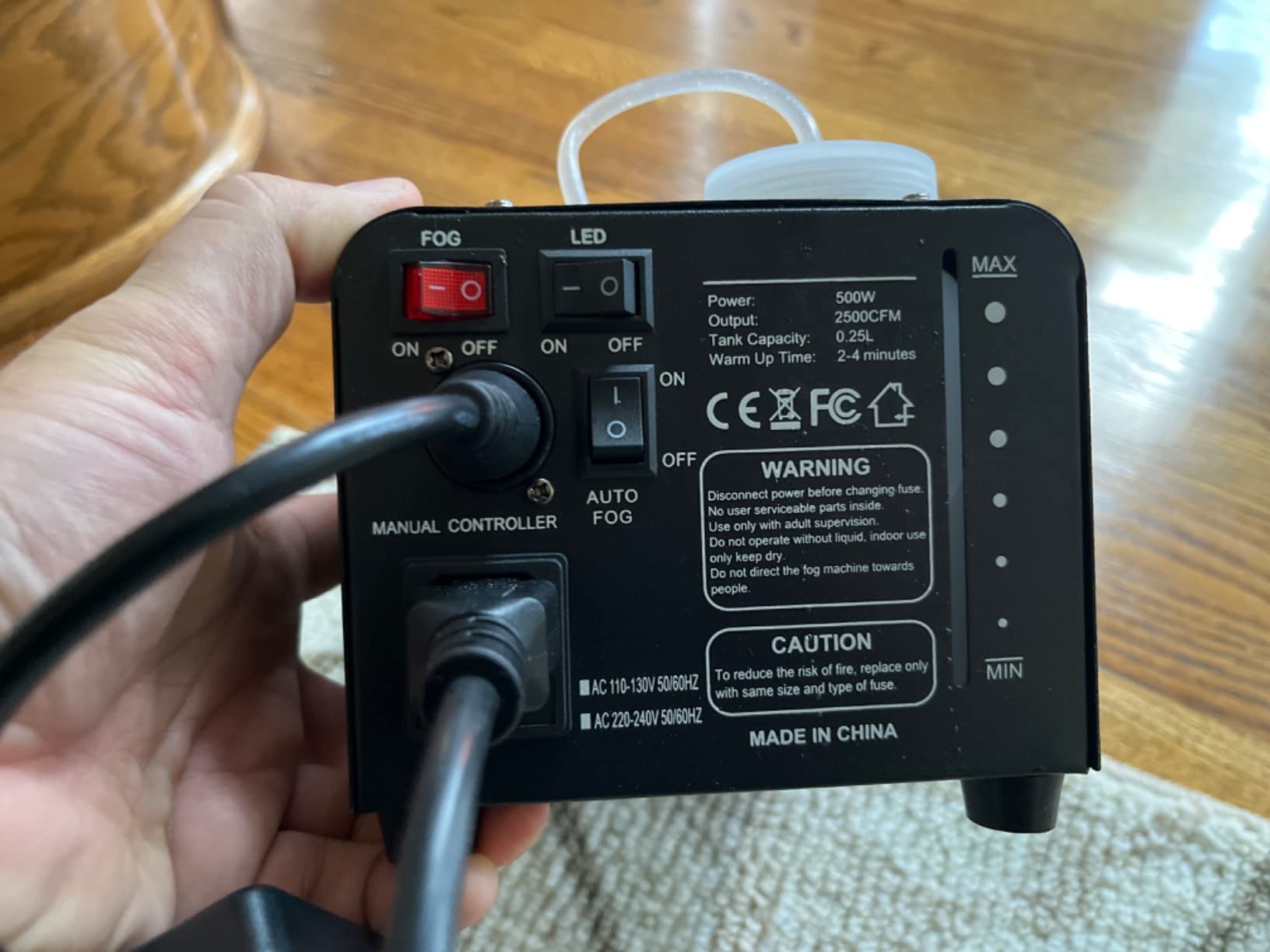 $8/mo - Finance Fog Machine with 18 LED Lights, 500W Smoke Machine with ...