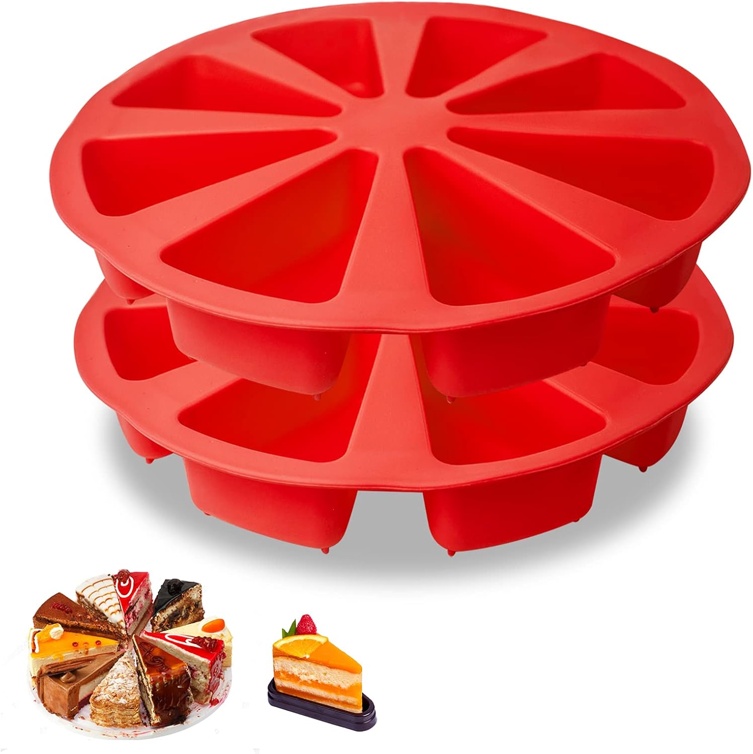 Amazon Meajore 2 Pcs Silicone Cake Scone Pan Triangle 8 Cavity amazon-meajore-2-pcs-silicone-cake-scone-pan-triangle-8-cavity