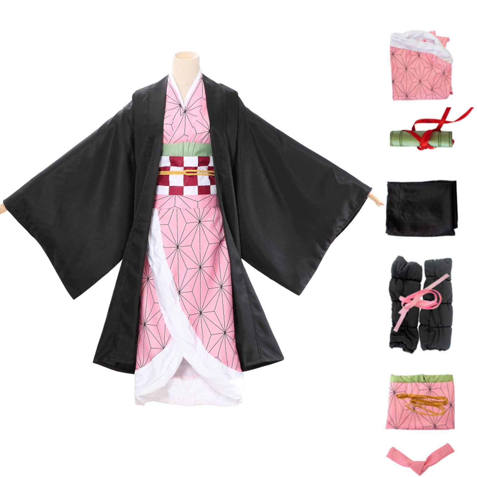 Buy Nezuko Cosplay Nezuko Costume Woman's Halloween Costume, Kochou ...