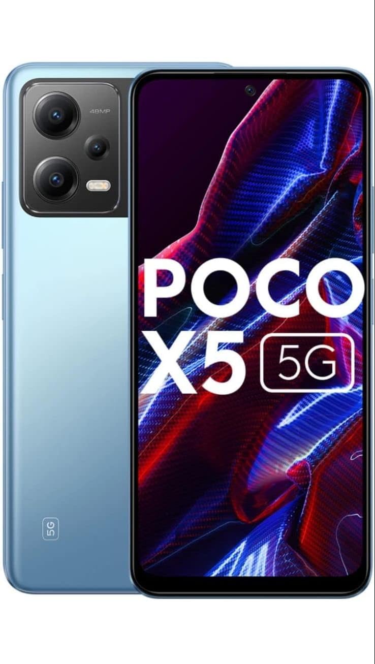 POCO X5 5G (Wildcat Blue, 128 GB) (6 GB RAM) : Amazon.in: Electronics