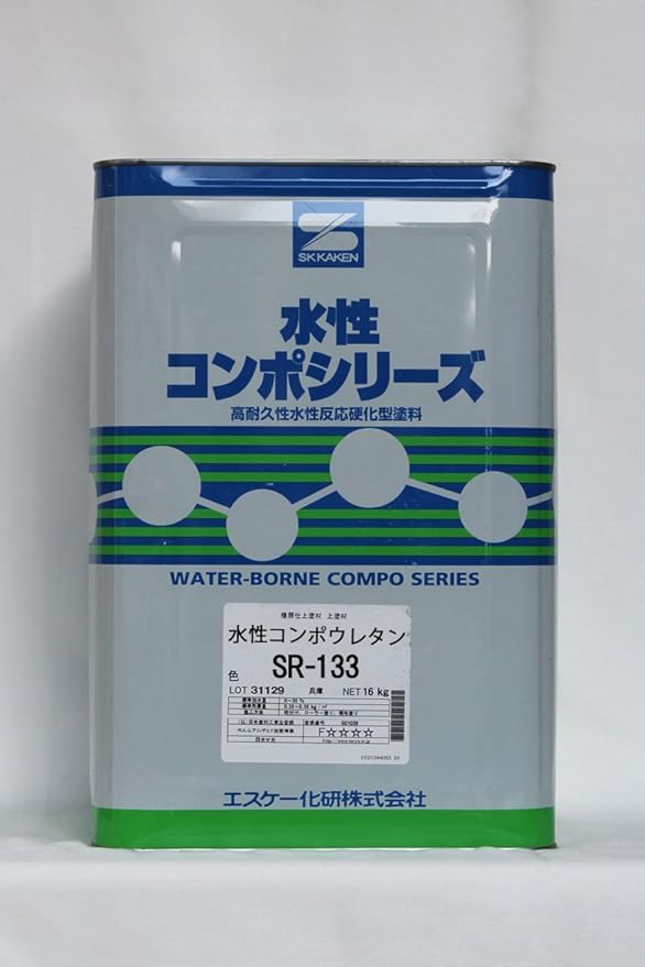 Amazon.co.jp: 水性コンポウレタン艶有 （SR-133） 16Kg : DIY・工具・ガーデン