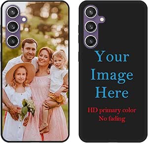 Amazon.com: Custom Phone Case for Samsung Galaxy S23 FE 5G,Customized Personalized Photo Text ...