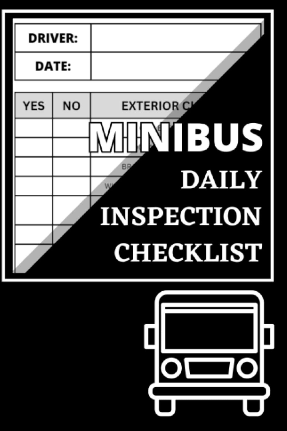 Amazon | Minibus Daily Inspection Checklist Book / Minibus Driver Check ...