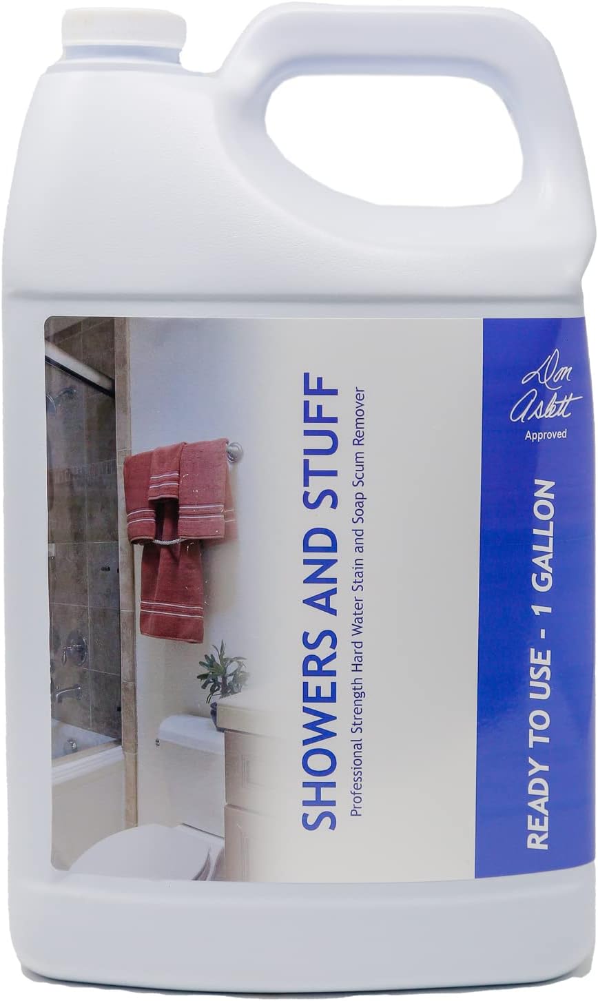 Amazon.com: Don Aslett Tub n' Tile Foaming Bathroom Cleaner Set - 32 Oz ...