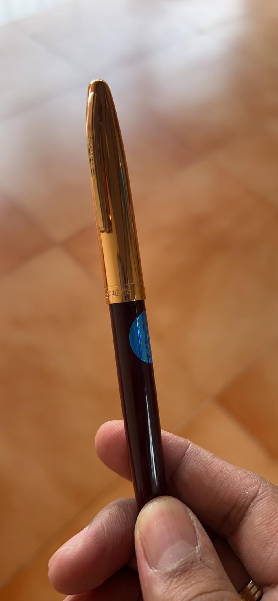 GOLD LEAF Jinhao 599 Alstar Designer TransparentWhite Fountain Pen ...