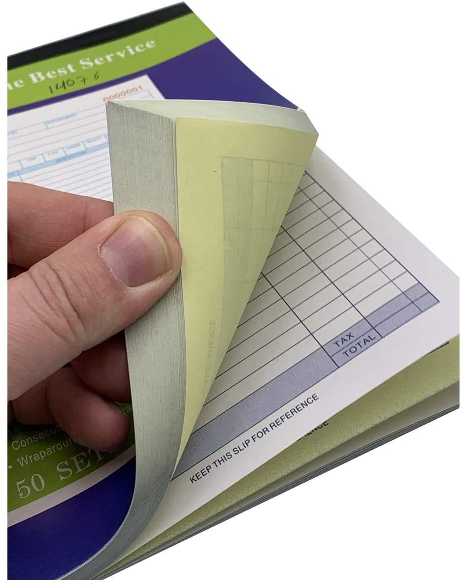 Snapklik.com : 5 Pack Large Sales Order Book Receipt Invoice Duplicate ...