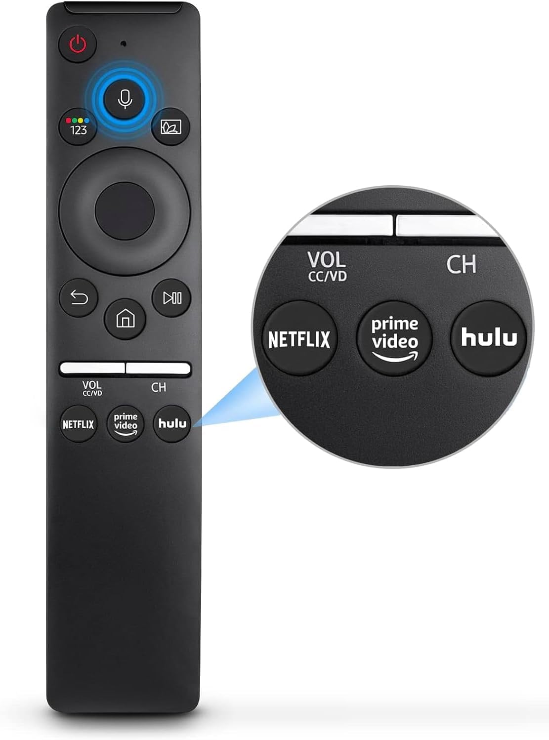 Amazon.com: Voice Replacement Remote Control for Samsung TV Curved ...