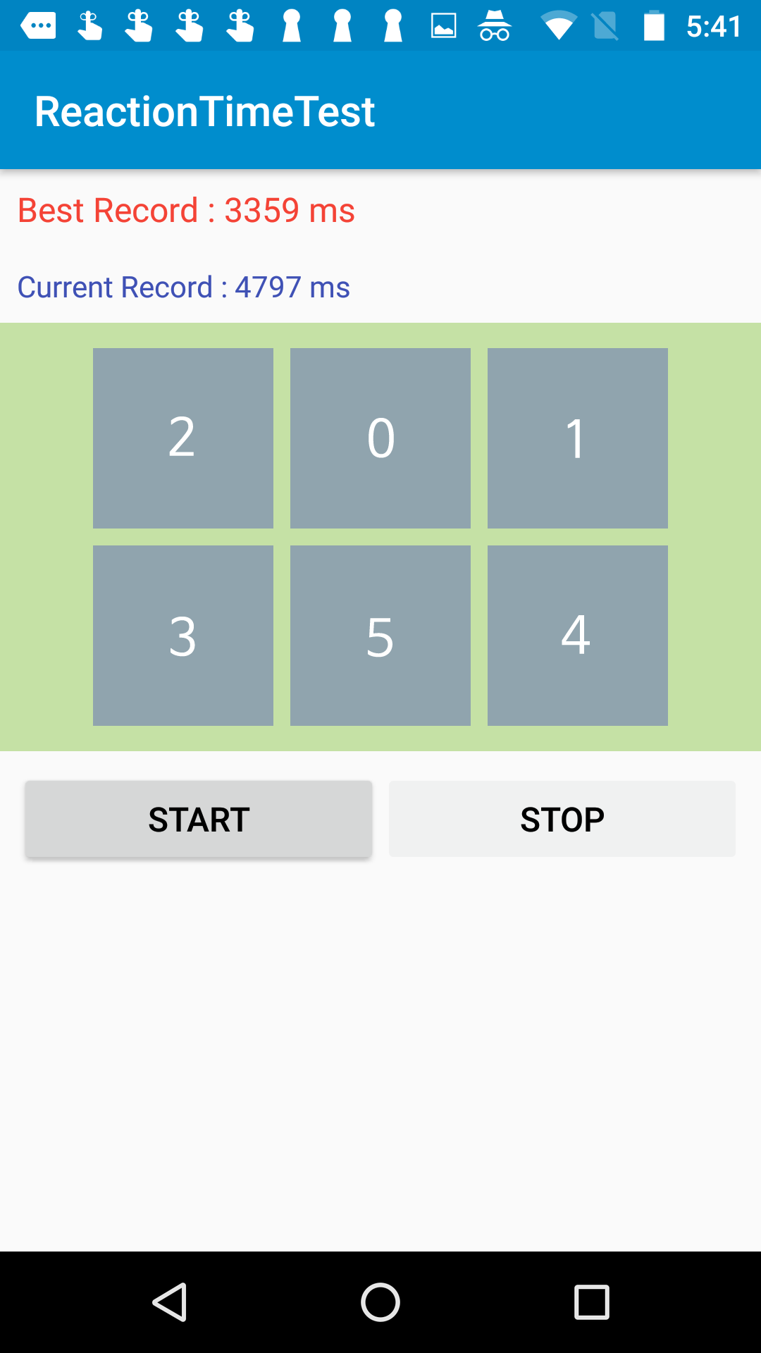 Rudimentary Reaction Time Tester - App on Amazon Appstore