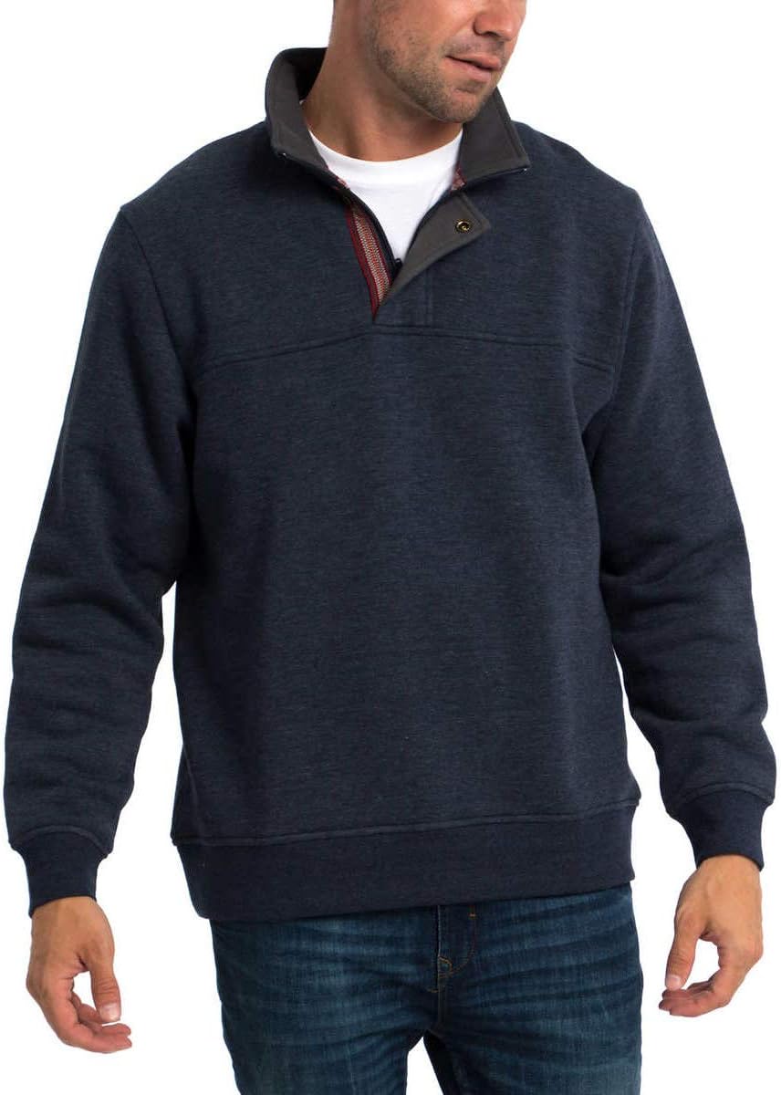 Orvis Men’s Signature Pullover, Variety (Heather Navy, XX-Large), Navy ...