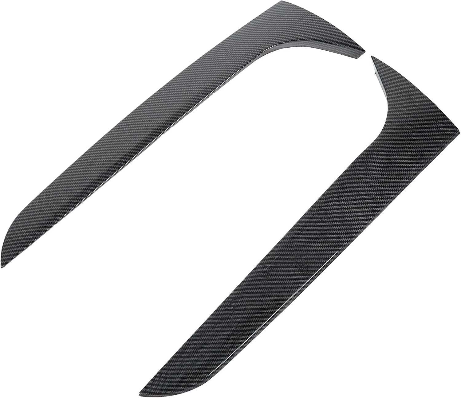 2pcs Carbon Fiber Style Rear Window Side Spoiler for A4 B8 Allroad ...