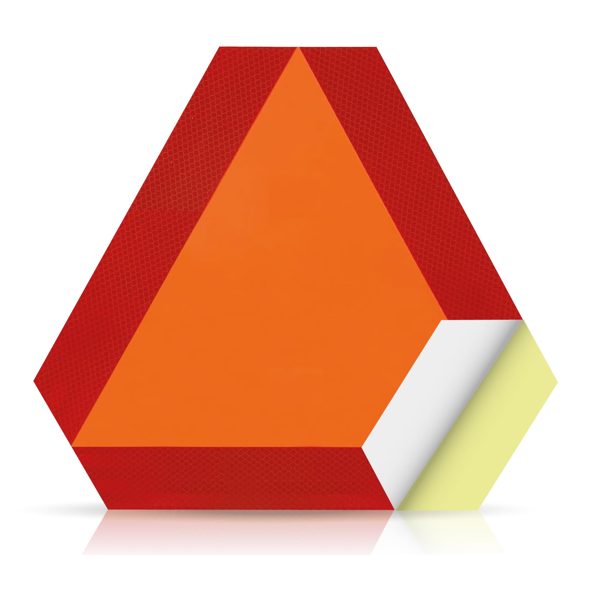 Amazon.com: OLANZU Slow Moving Vehicle Triangle Sticker 14”x 16” - High ...
