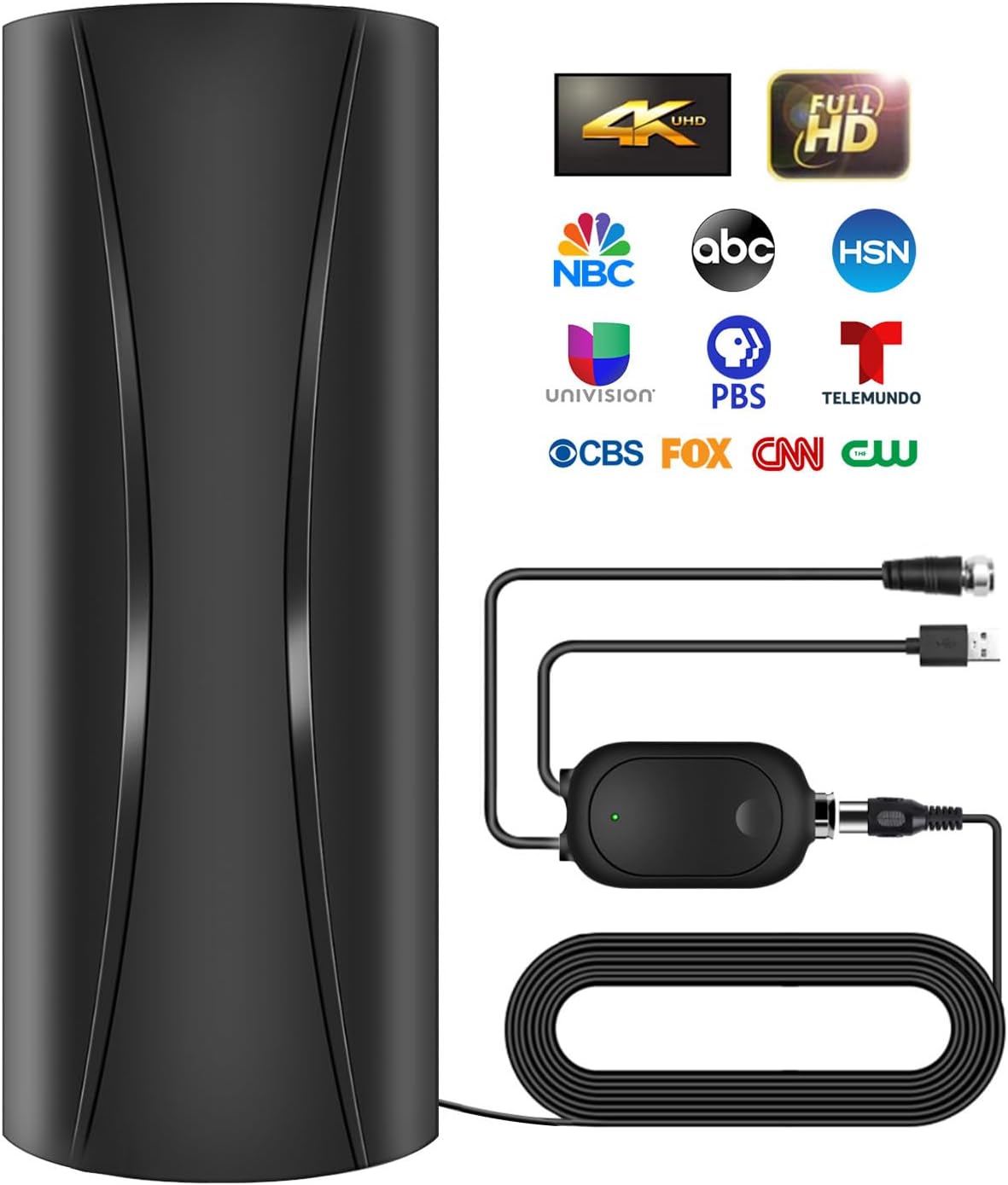 Amazon.com: 880+ Miles Range TV Antenna, Digital TV Antenna Indoor with ...