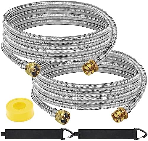 Amazon.com: 2 Pack Upgraded Stainless Braid 12 Ft Propane Torch ...