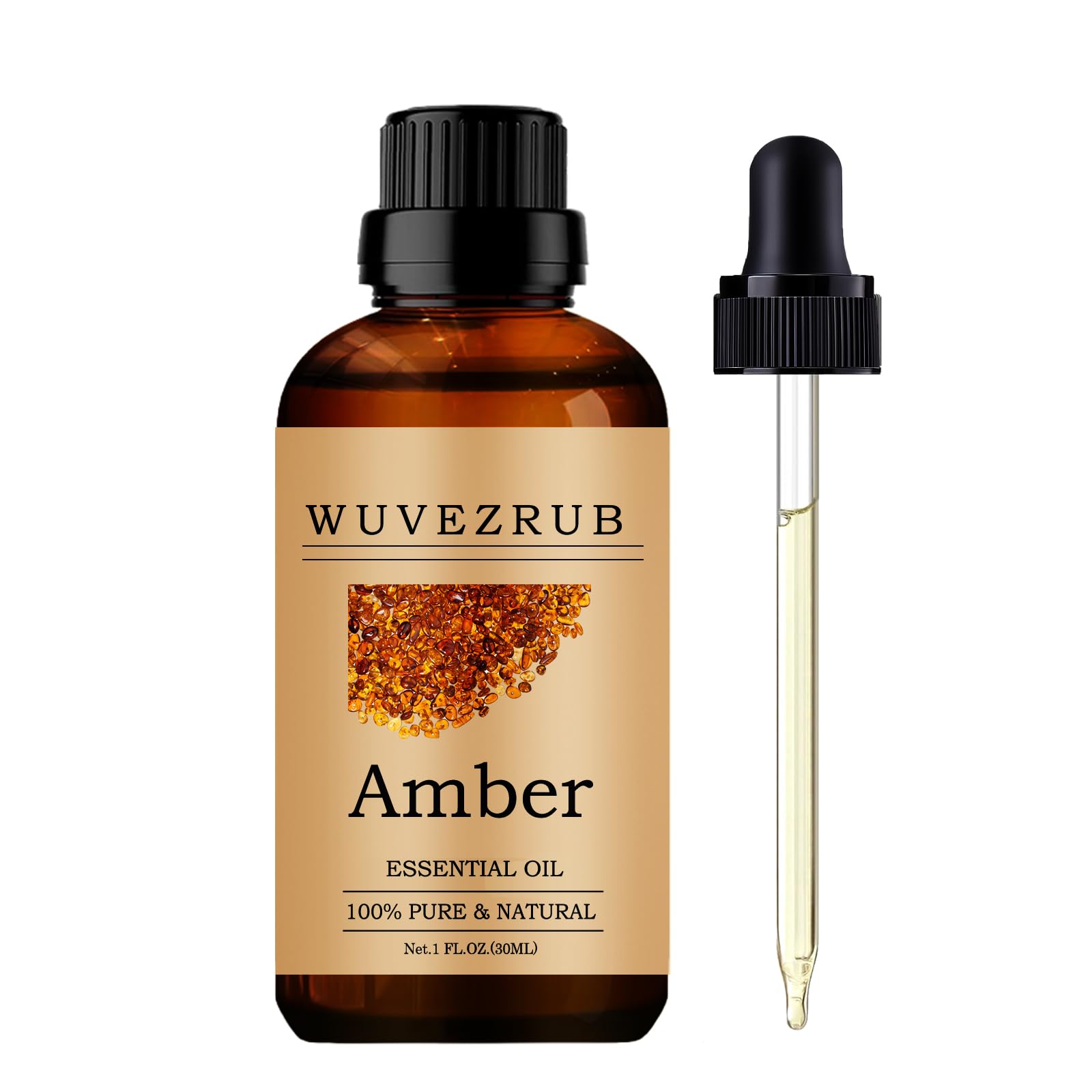 Amazon.com: Amber Essential Oils, 30ML Pure and Natural Amber Essential ...