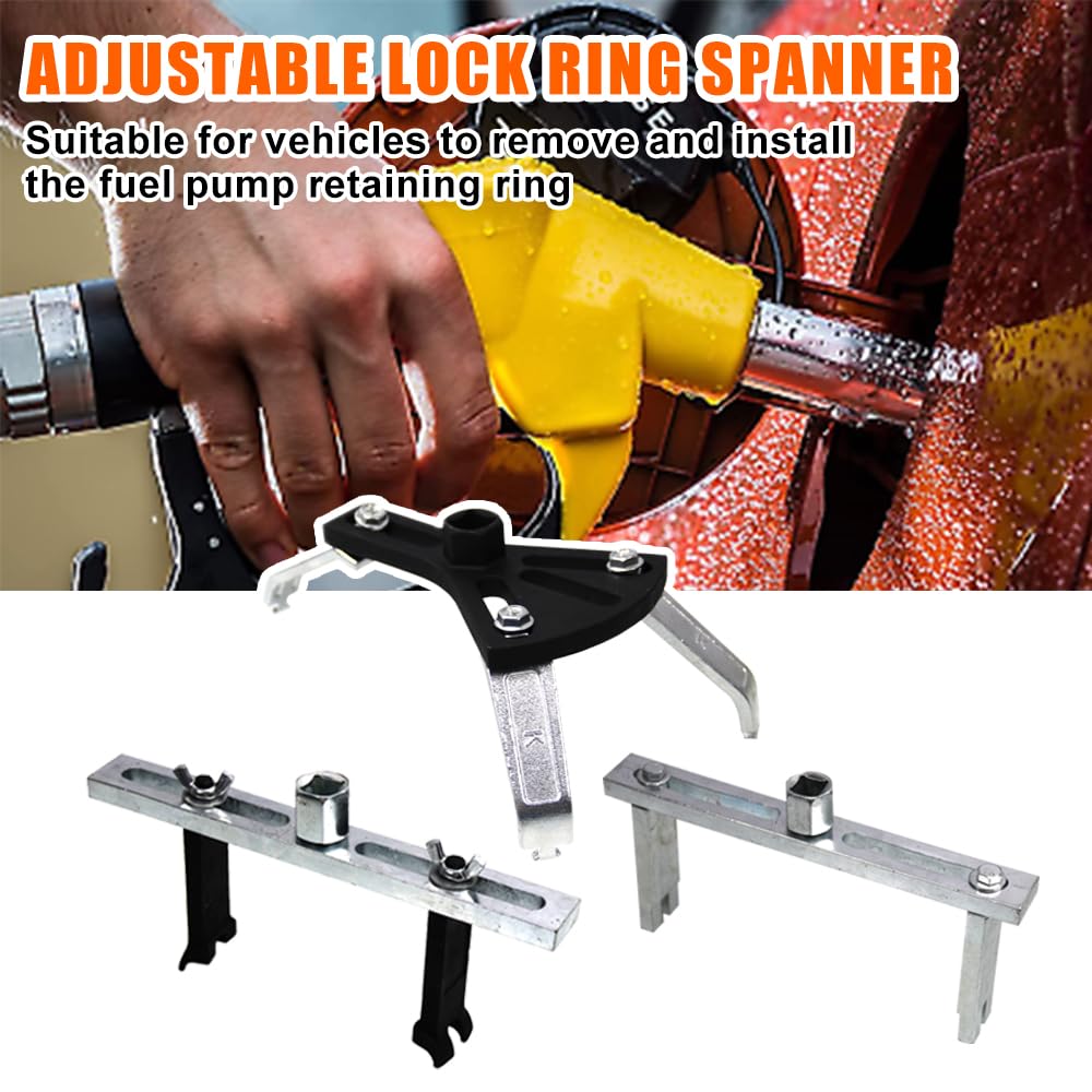Snapklik.com : RULLINE 3Pcs Universal Fuel Pump Removal Tool Set