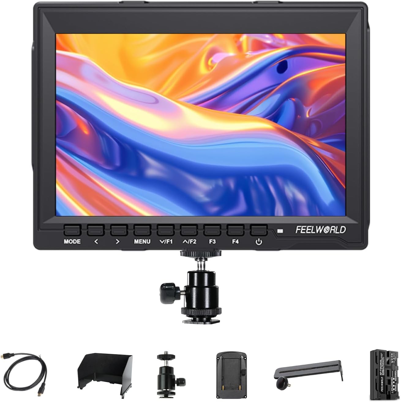 Amazon.com : FEELWORLD FW759 Video Camera Monitor with F550 2200 mAh ...