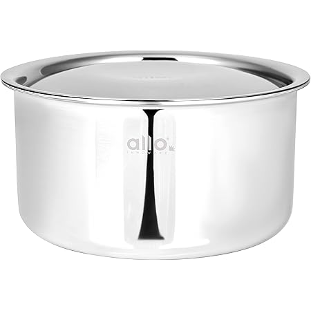 Buy Allo CookSafe TriPly Stainless Steel Tope with Stainless Steel Lid ...