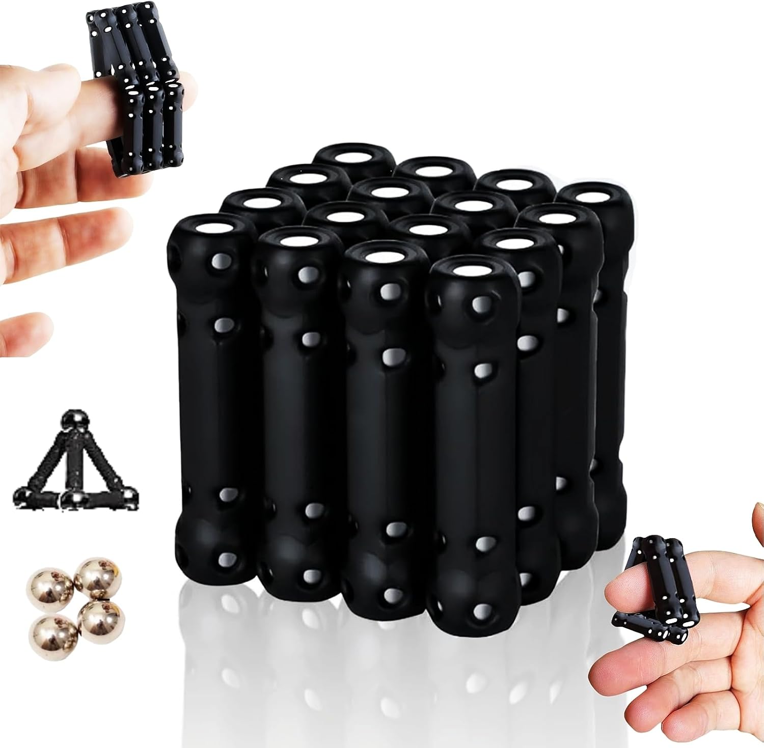 Amazon.com: 16 Magnetic Sticks Fidget Toys for Adults, Stress Anxiety ...
