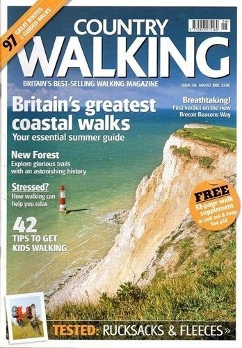 Country Walking Magazine Aug 2005 BRITAINS BEST COASTAL WALKS NEW ...