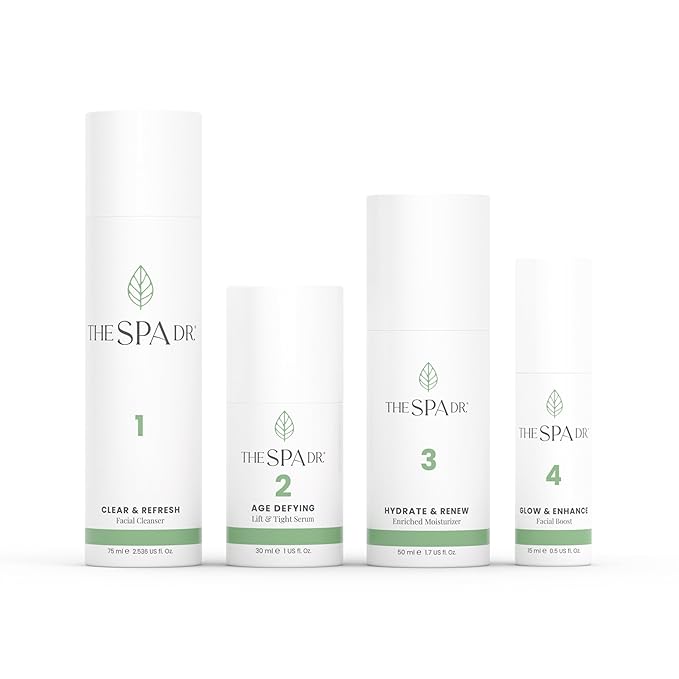 Amazon.com: The Spa Dr. 4-Step Facial Kit for Women - 30 Day Supply ...