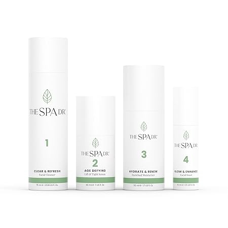 Amazon.com: The Spa Dr. 4-Step Facial Kit for Women - 30 Day Supply ...