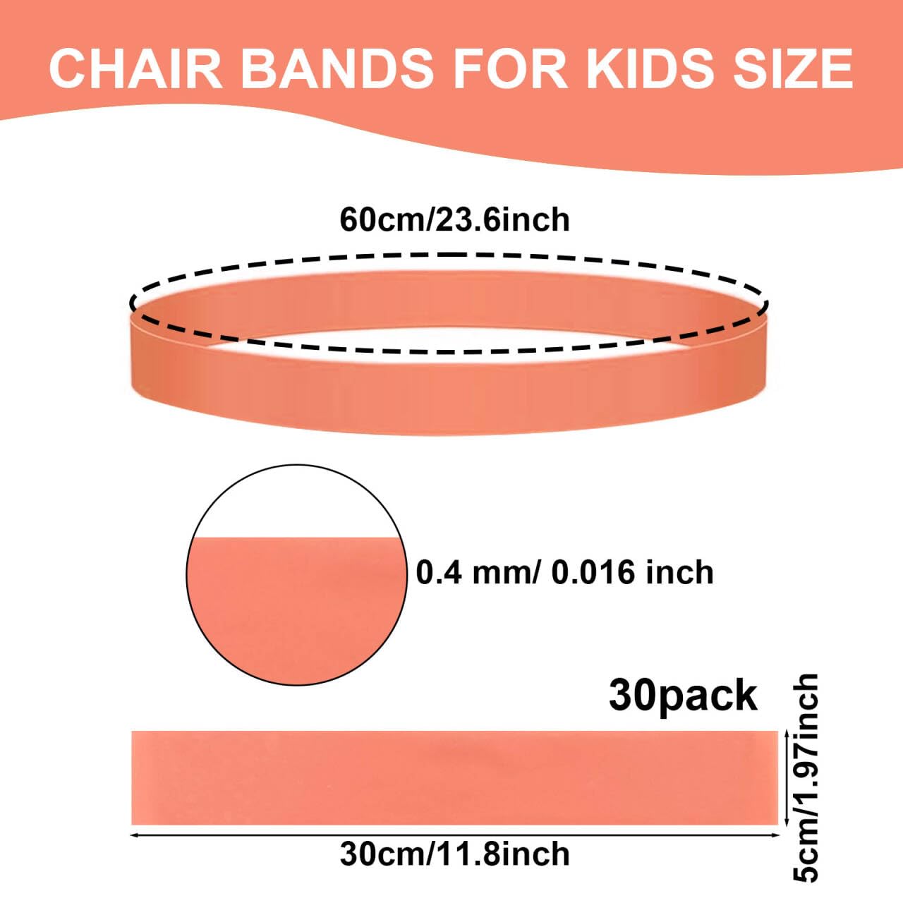 Snapklik.com : 30Pcs Chair Bands For Kids