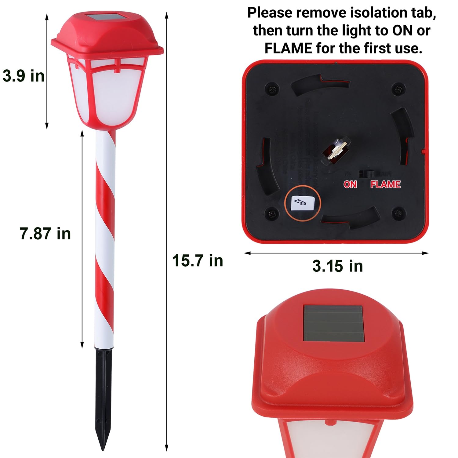 Snapklik.com : 9 Pack Solar Flame Torch Lights, Flickering Flame ...