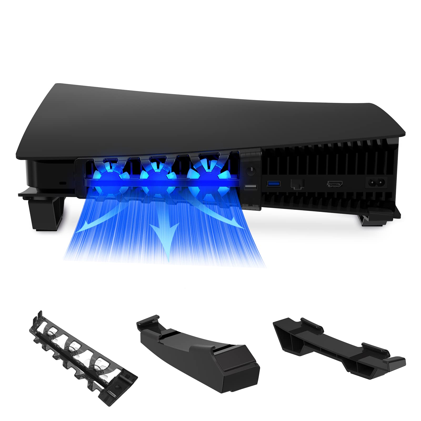 Buy NexiGo PS5 Horizontal Stand With Cooling Fan Minimalist Design