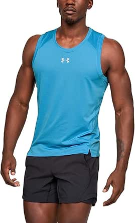 Amazon.com: Under Armour Mens HeatGear Running Compression Tank Top L ...