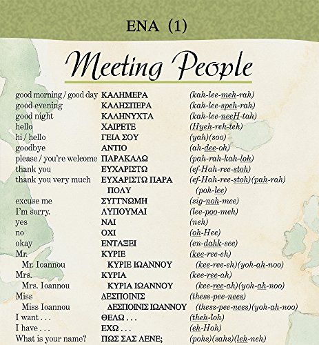 GREEK a language map: Quick reference phrase guide for - Want It All