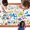 Amazon.com: Under The Sea Large Coloring Poster for Kids 30 x 72 Inch ...