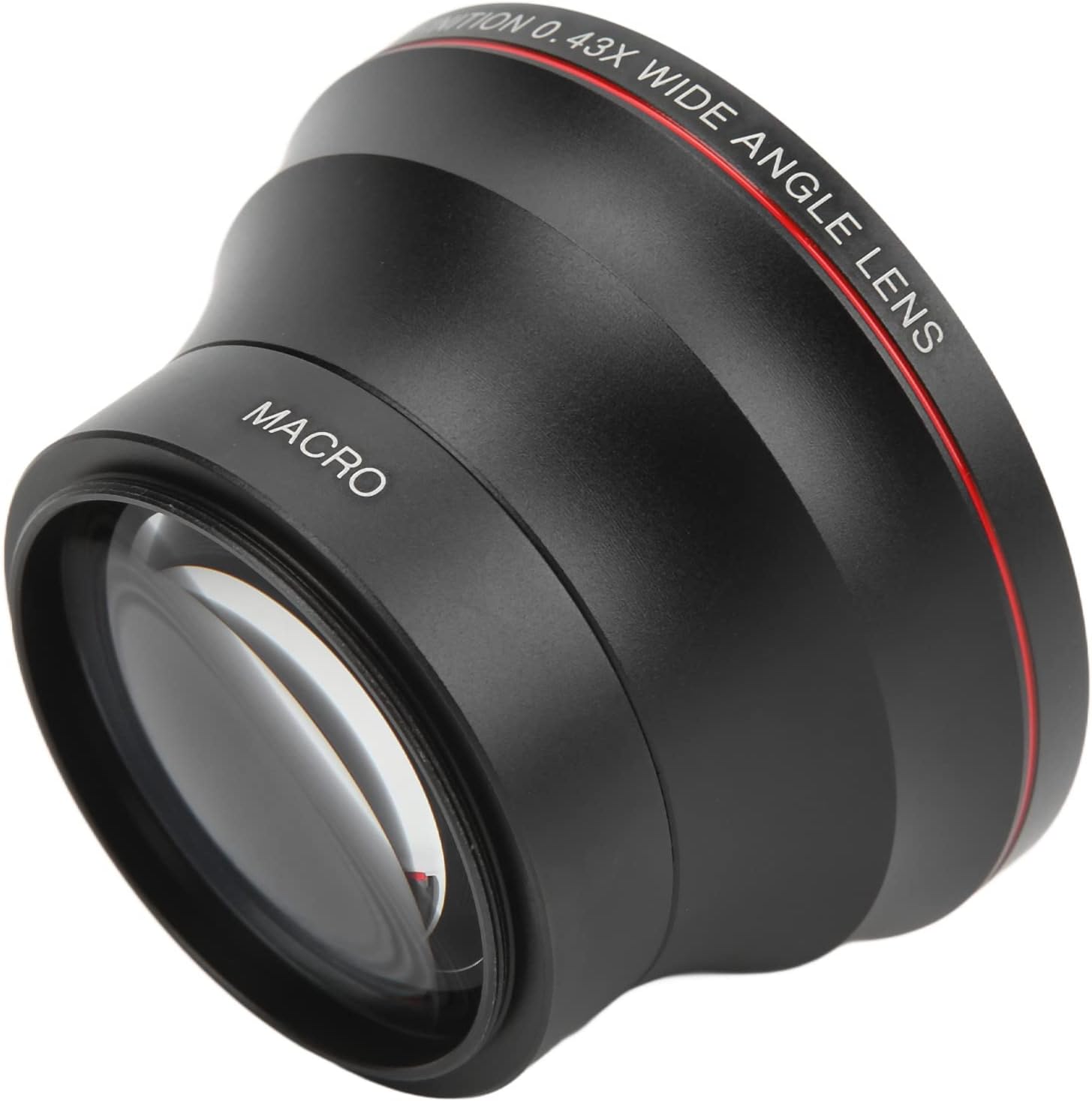 55MM 0.43x Professional HD Wide Angle Camera Lens, Optical Glass ...