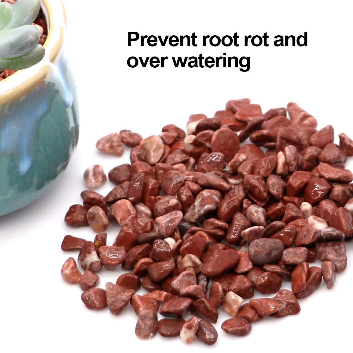 Snapklik.com : TOYPOPOR Red Rocks Stones Decorative Pebbles Vase ...