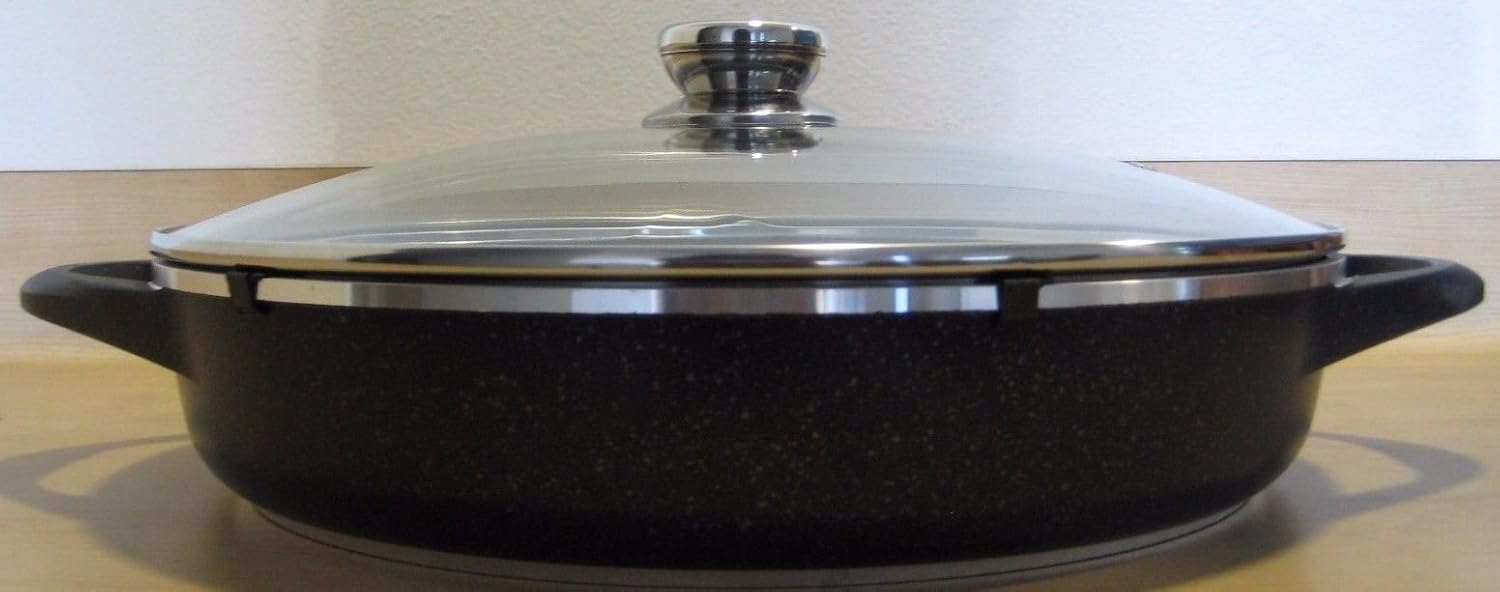 Amazon.com: Neware Cast Aluminum Marble Low Pot (36cm): Home & Kitchen