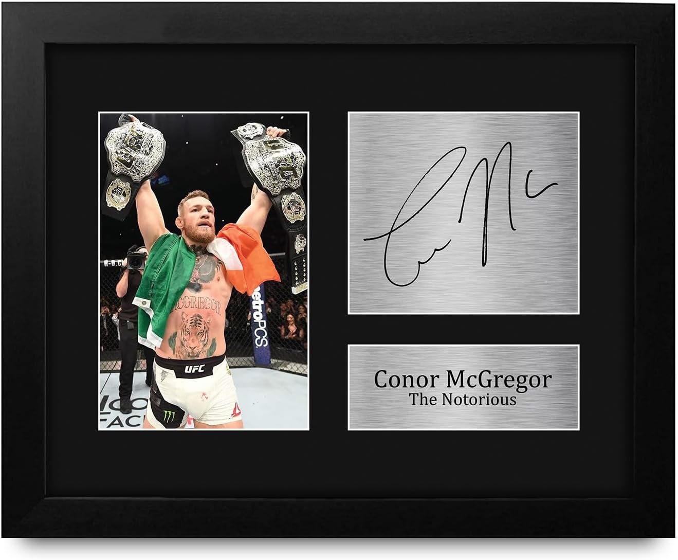 Amazon.com: HWC Trading Conor McGregor Framed Gift Signed Printed ...